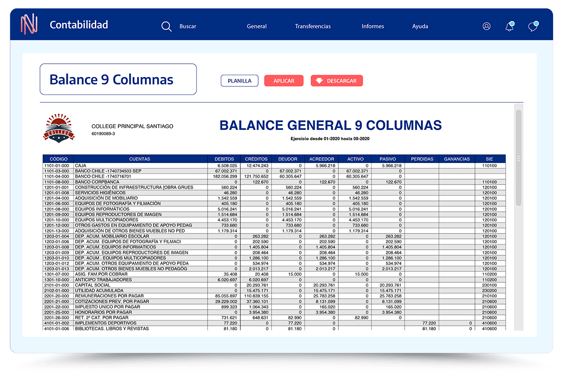 🥇 Software de Contabilidad para Colegios - Numerus